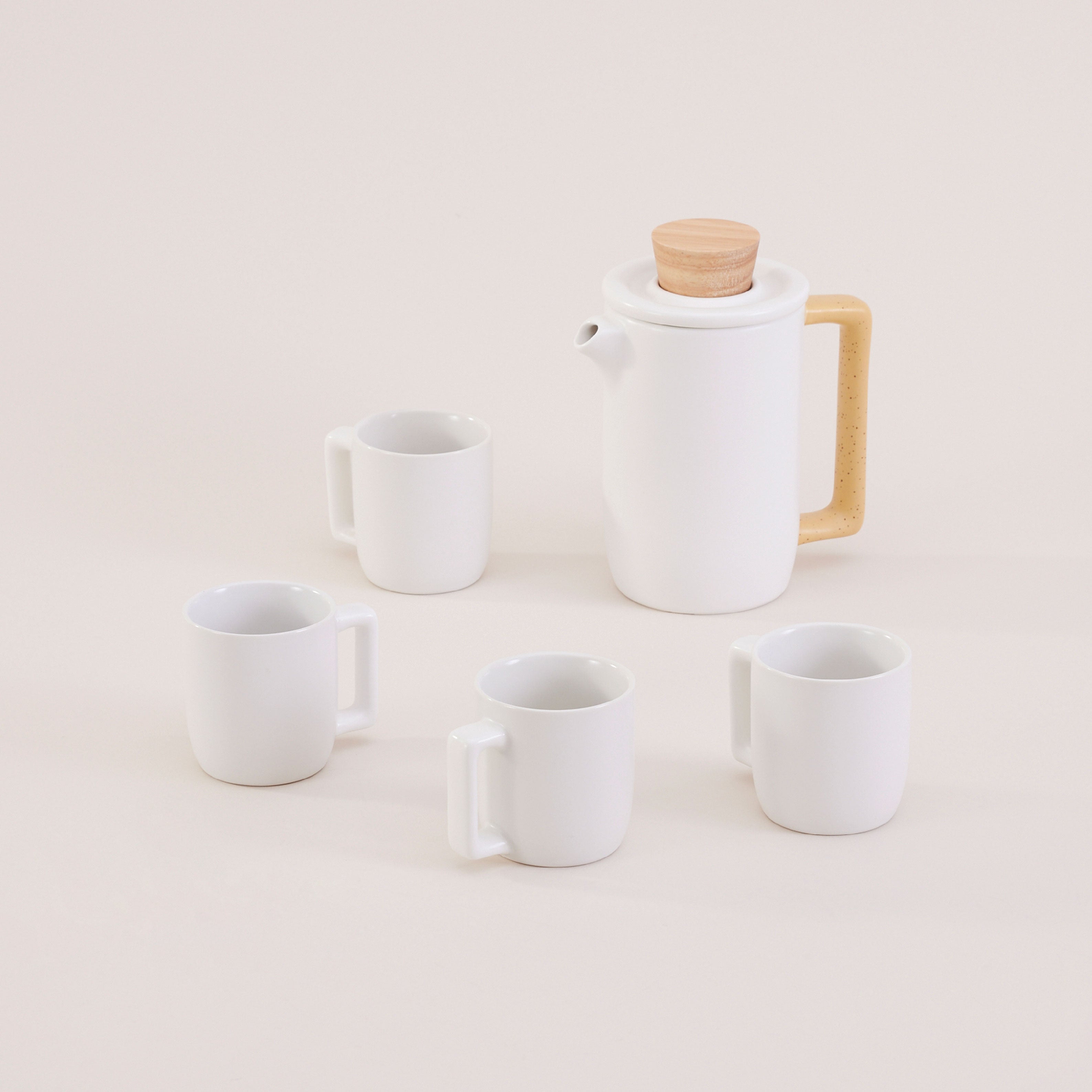 PRYNWAN พรินวัน I White Nordic Tea Pot Set | ชุดถ้วยชา - PRYNWAN